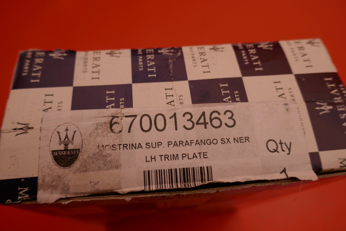 MASERATI GHIBLI UNDER HOOD TRIM PLATE LEFT 2014 2015 2016 2017 ...