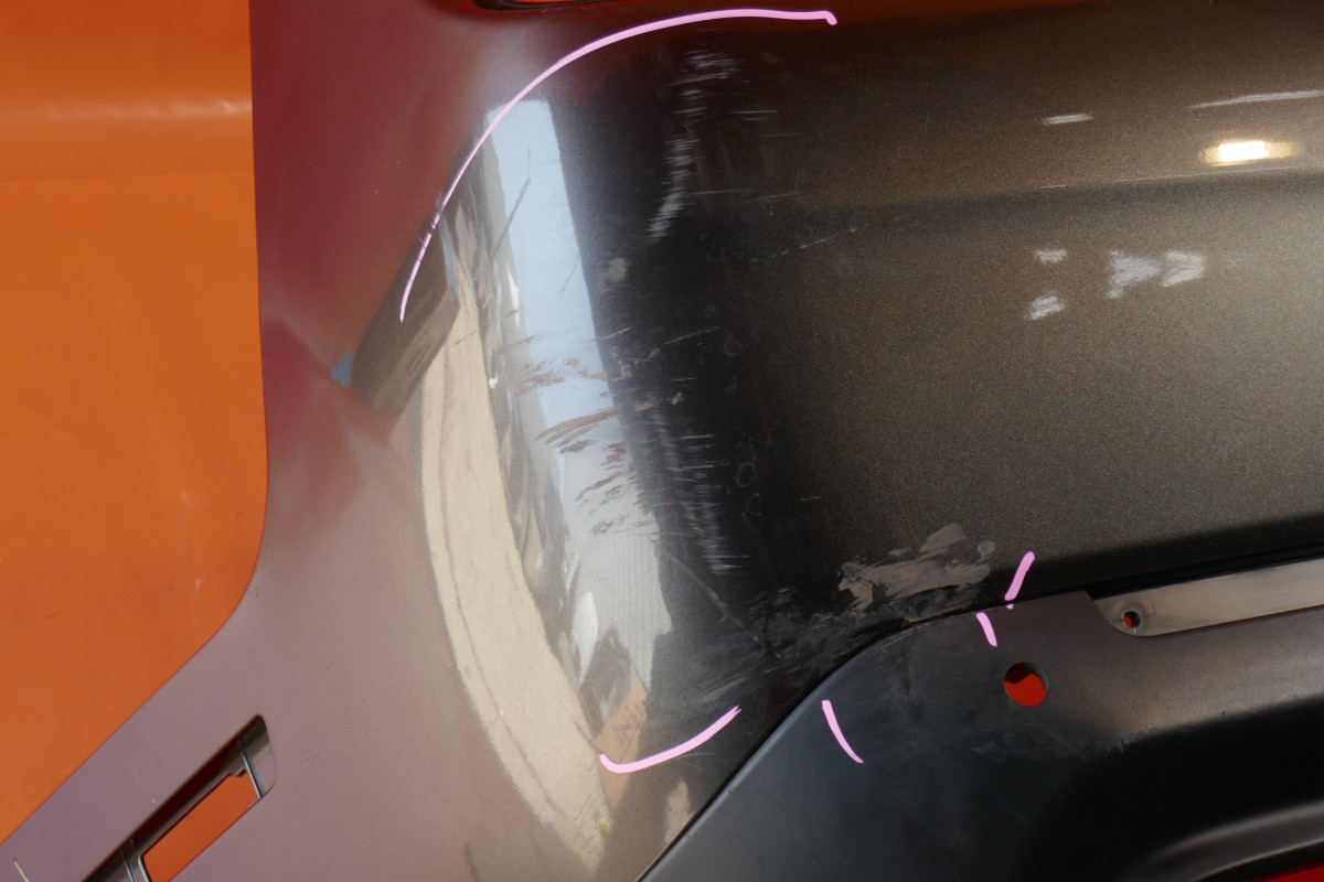 DODGE CHALLENGER HELLCAT REAR BUMPER 2019 2020 GRAY 6346780 OEM