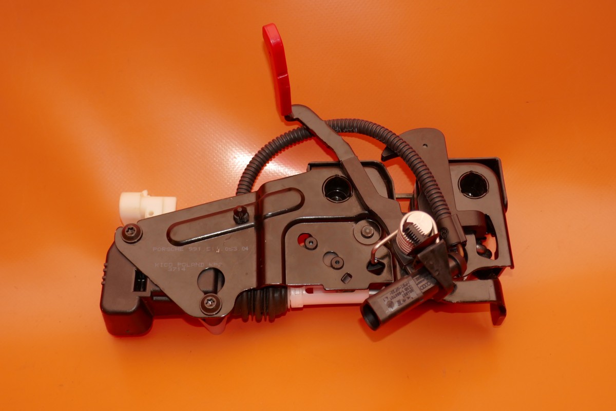 PORSCHE 911 CARRERA HOOD LOCK LATCH 2012 2013 2014 2015 2016 991 511 ...