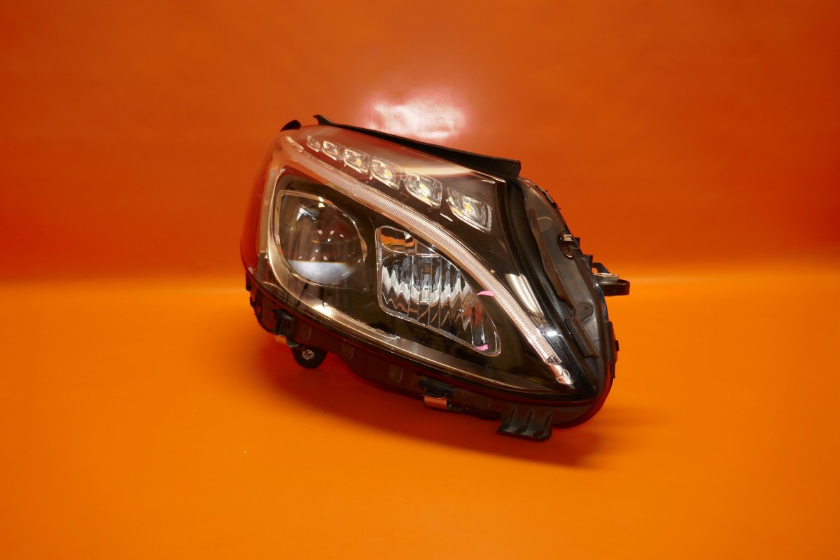 MERCEDES BENZ C300 HEADLIGHT RIGHT 2015 2016 2017 XENON C400 LED ...