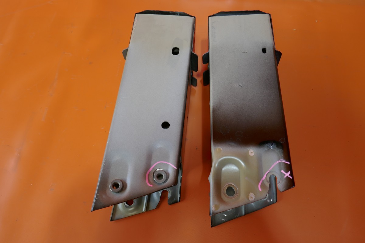 TESLA MODEL 3 REINFORCEMENT BRACKET FRAME RAIL FRONT LEFT RIGHT 2017 ...