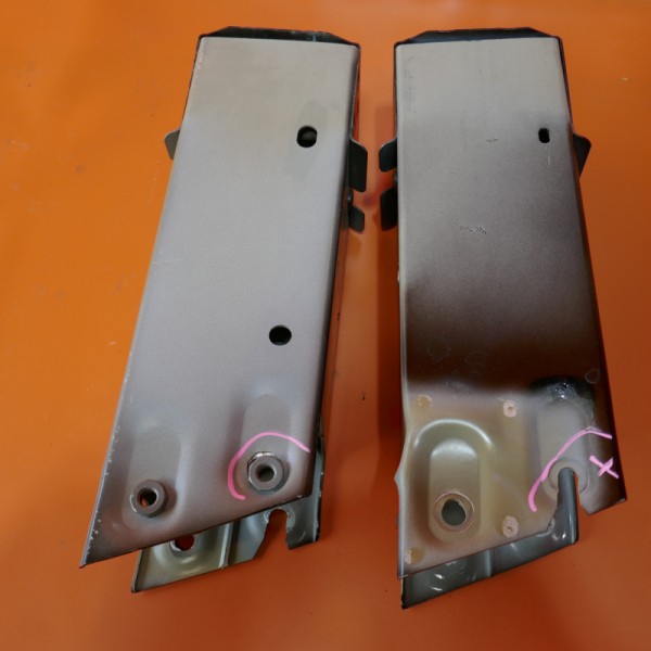 TESLA MODEL 3 REINFORCEMENT BRACKET FRAME RAIL FRONT LEFT RIGHT 2017 ...