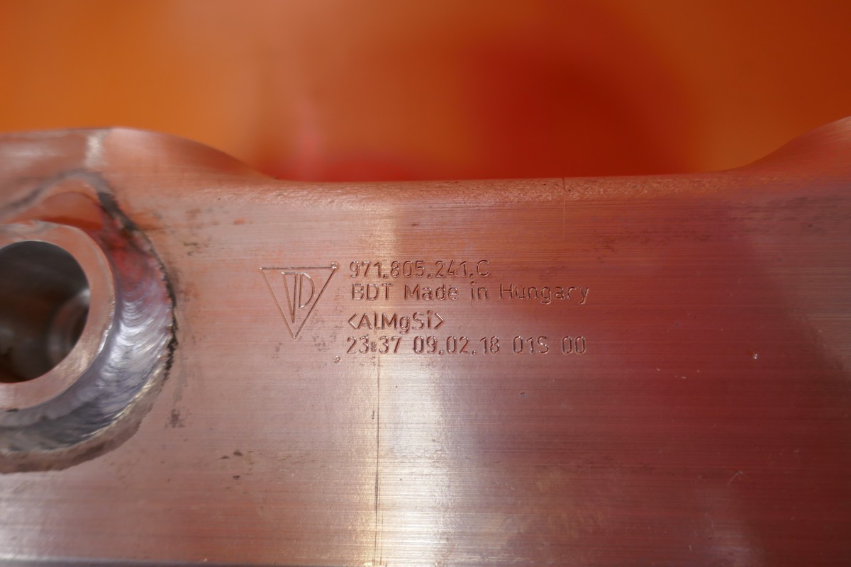 PORSCHE PANAMERA REINFORCEMENT FRONT 2017 2018 2019 2020 971805241C OEM