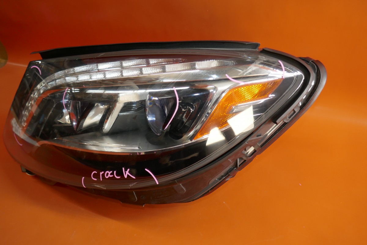 MERCEDES BENZ S550 HEADLIGHT LEFT DRIVER 2014 2015 2016 XENON LED ...