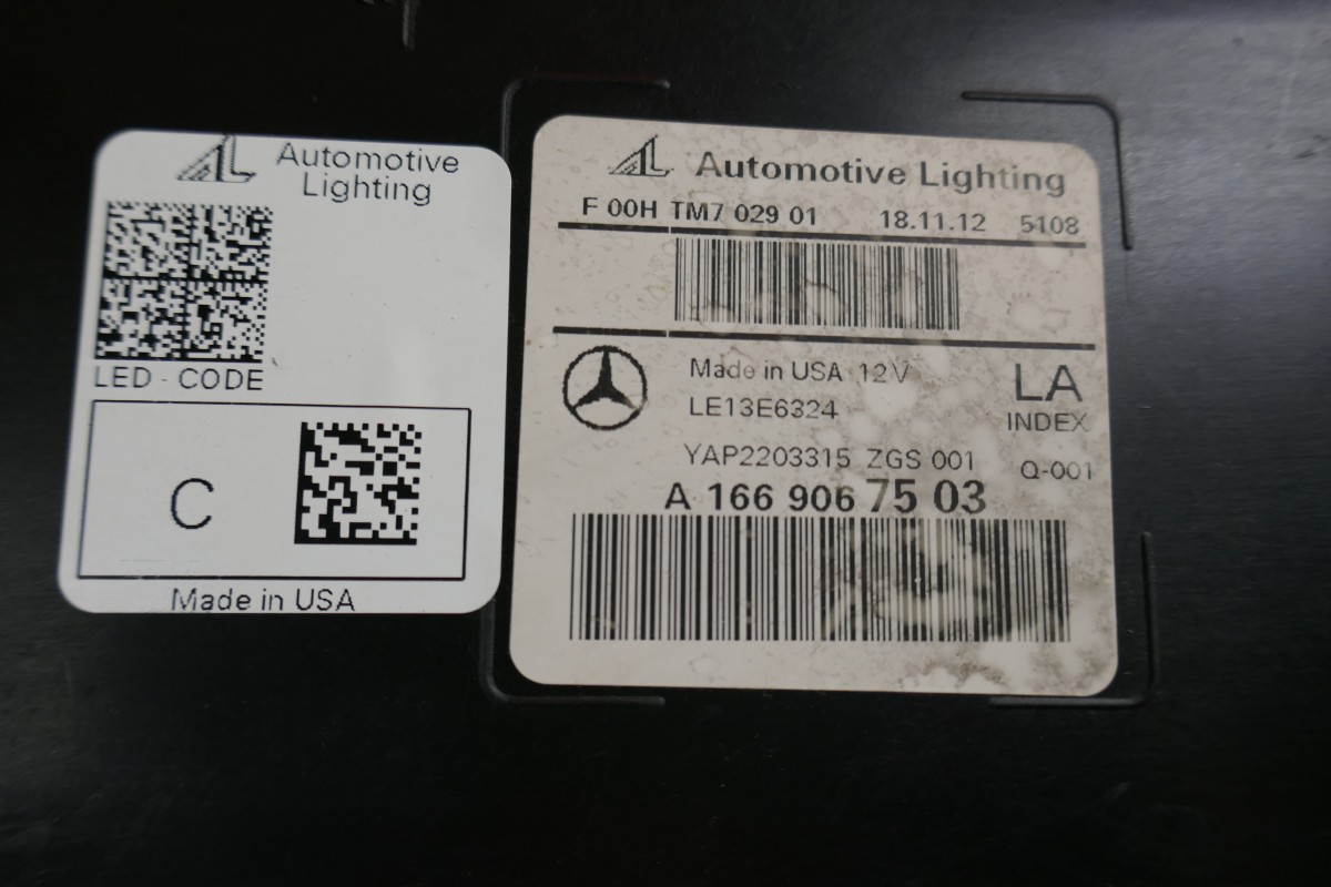 MERCEDES BENZ GLE350 HEADLIGHT LEFT DRIVER 2016 2017 2018 LED ...