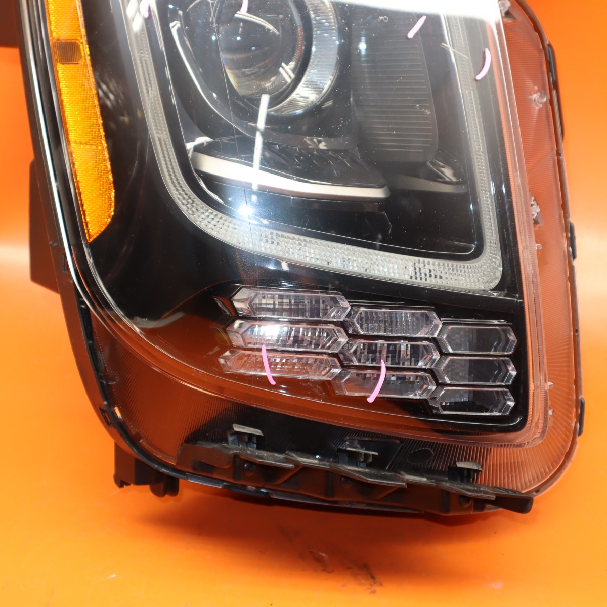 KIA TELLURIDE HEADLIGHT RIGHT PASSENGER 2020 2021 2022 HALOGEN 92102 ...