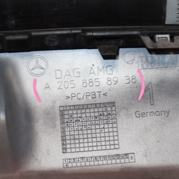 MERCEDES BENZ C43 COUPE DIFFUSER REAR VALANCE 2017 2018 C300 AMG ...