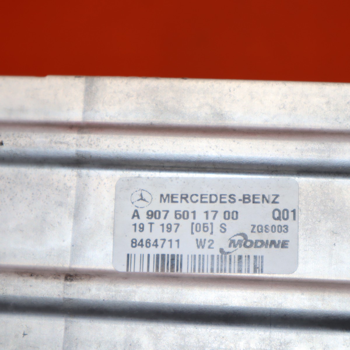 MERCEDES BENZ SPRINTER 3500 INTERCOOLER 2019 2020 2500 A9075011700 OEM