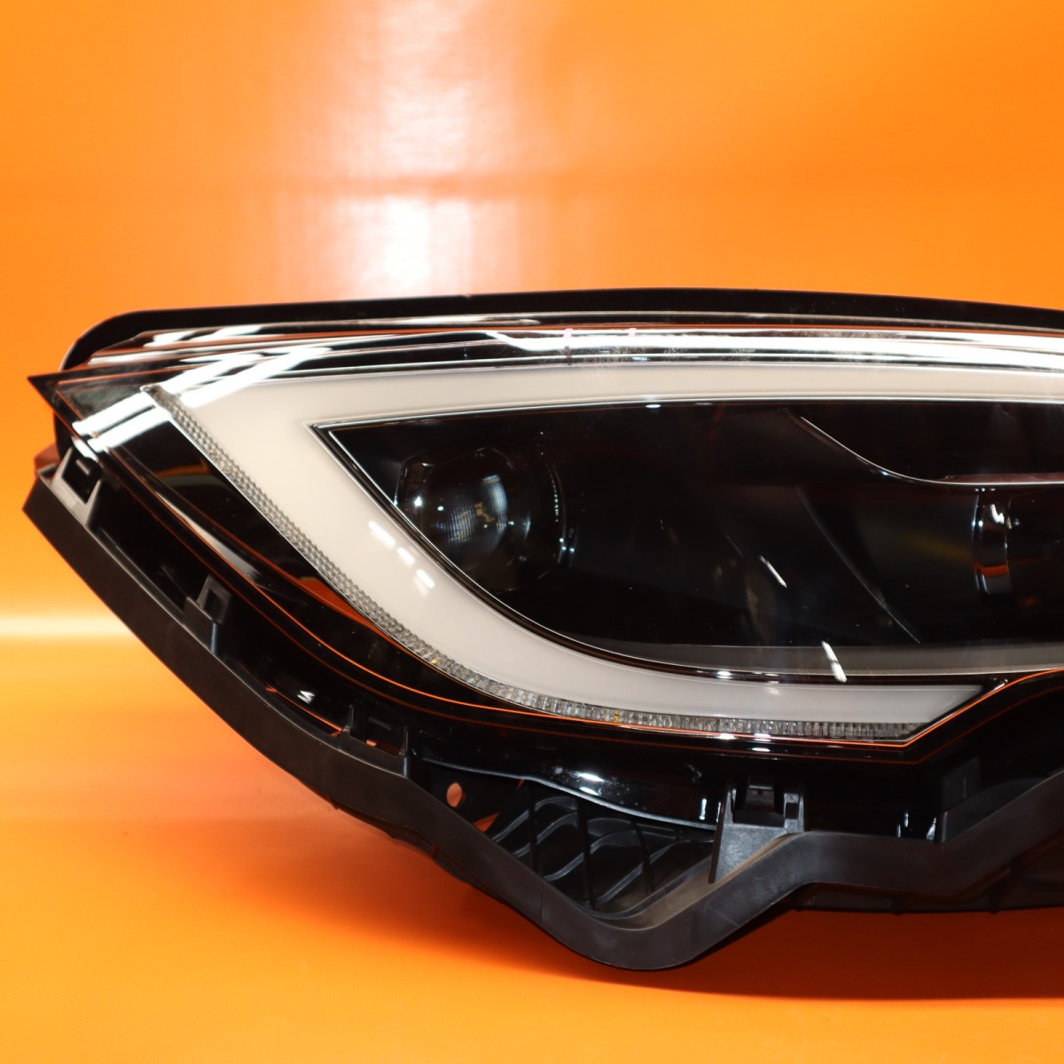 TESLA MODEL S PLAID HEADLIGHT RIGHT 2021 2022 2023 BLACK LED 1563714-97 ...