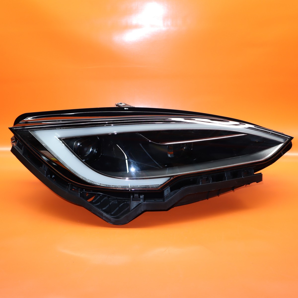 TESLA MODEL S PLAID HEADLIGHT RIGHT 2021 2022 2023 BLACK LED 1563714-97 ...