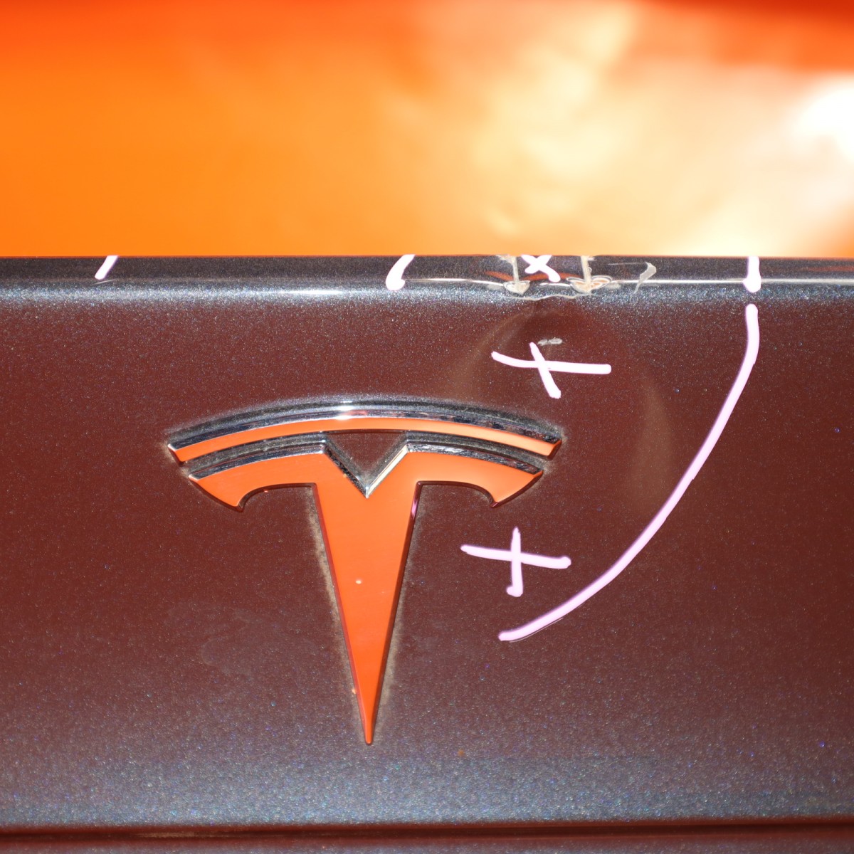 TESLA MODEL X PLAID LIFT GATE 2021 2022 2023 GRAY OEM