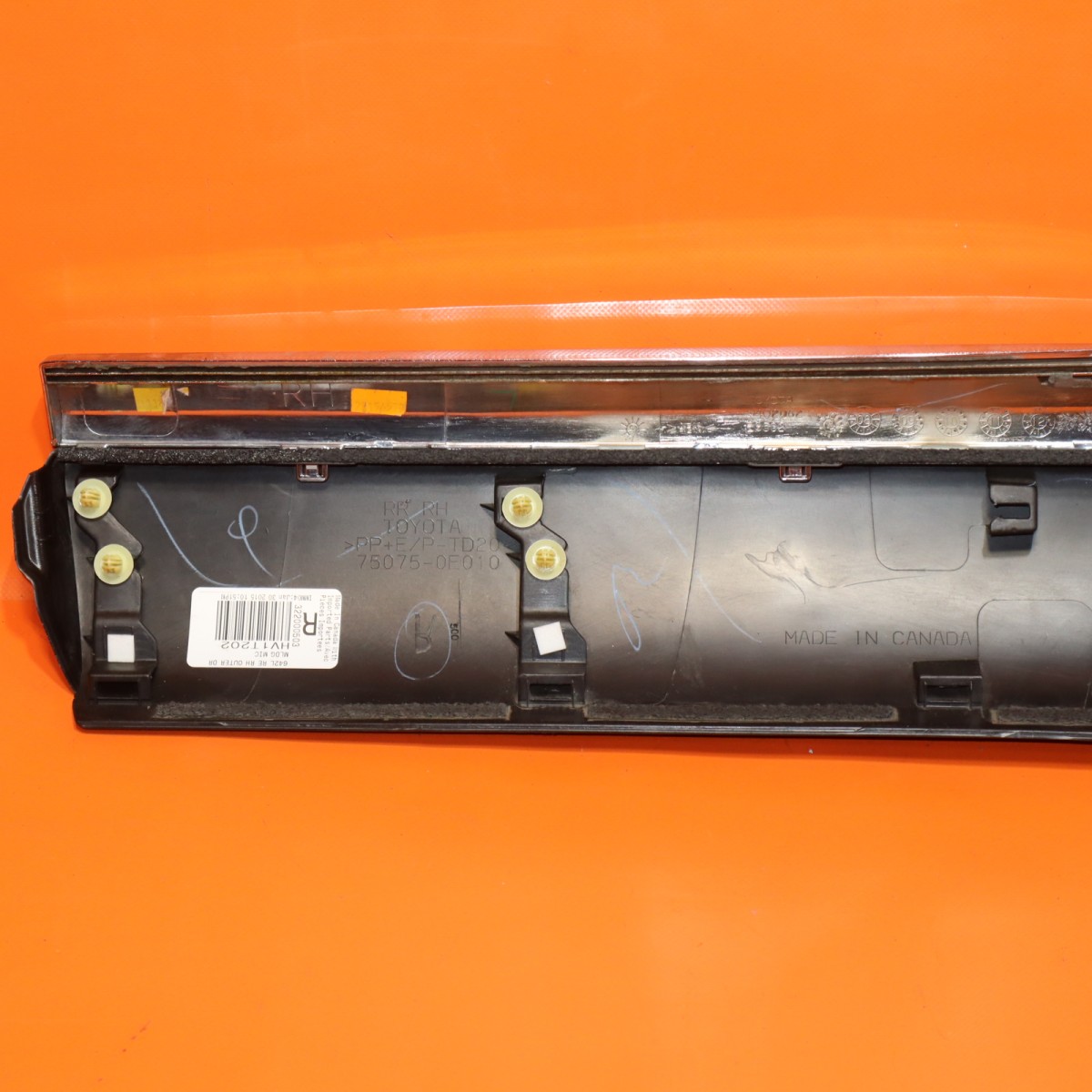 LEXUS RX350 DOOR MOLDING RIGHT REAR 2010 2011 2012 2013 2014 2015 75075 ...