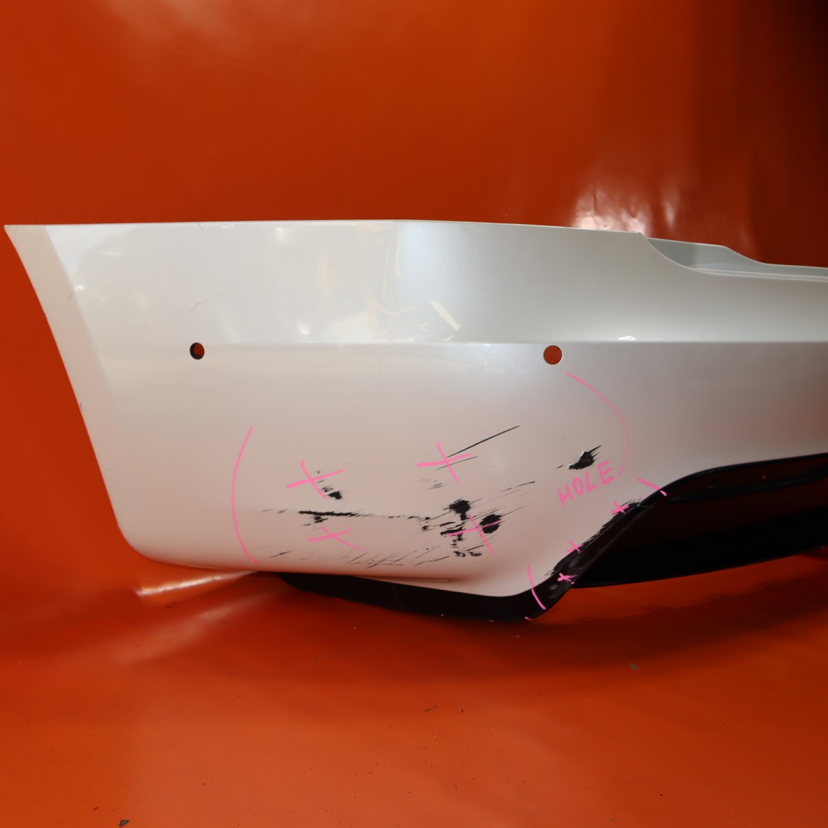 TESLA MODEL S PLAID REAR BUMPER 2021 2022 1565571-00-A OEM