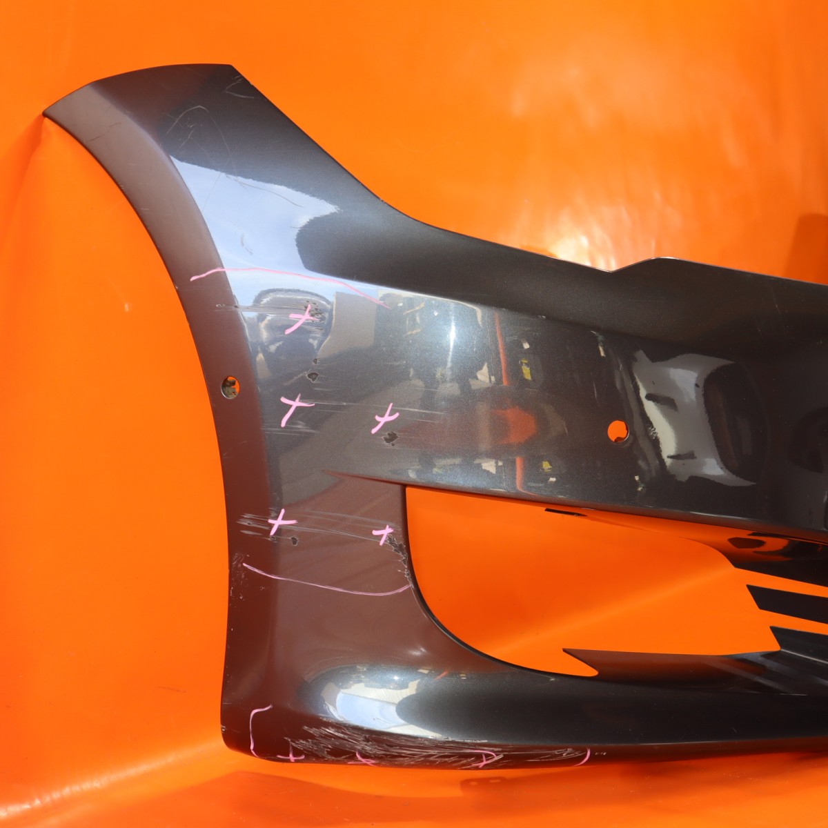 TESLA MODEL S FRONT BUMPER 2016 2017 2018 2019 2020 1056370-00-F OEM