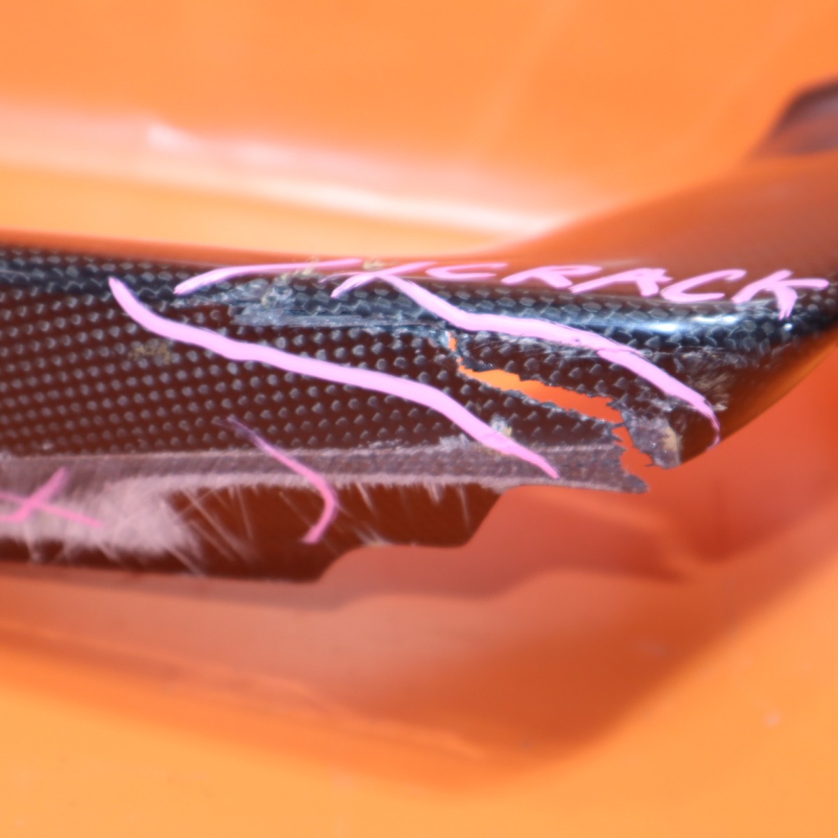 FERRARI 488 PISTA CENTER SPOILER UPPER LIP 2017 2018 2019 2020 CARBON ...