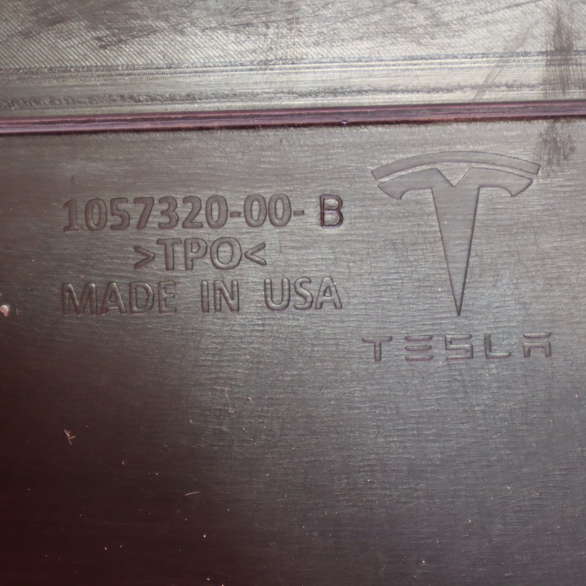 TESLA MODEL S REAR BUMPER UNDER TRAY 2016 2017 2018 2019 2020 1057320 ...