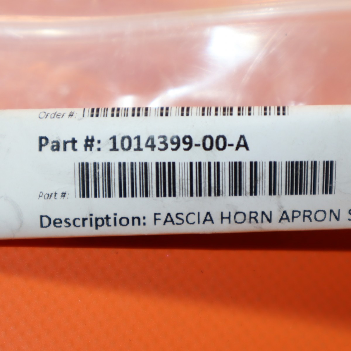 TESLA MODEL S FASCIA HORN APRON SUPPORT BRACKET 2012 2013 2014 2015 ...