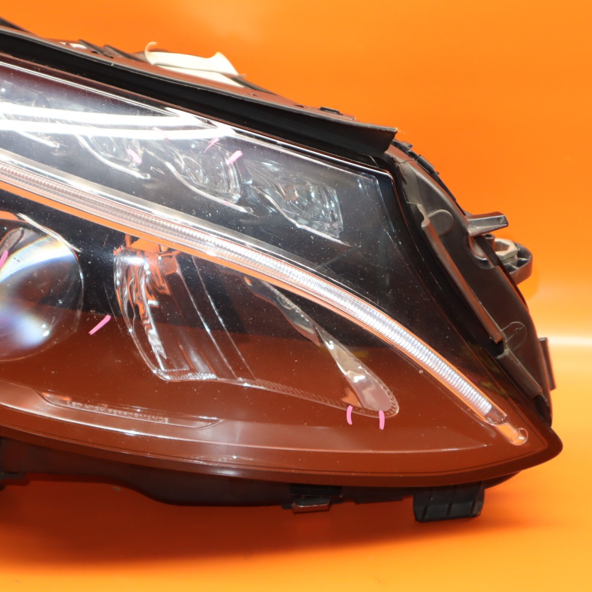MERCEDES BENZ C300 HEADLIGHT RIGHT 2015 2016 2017 XENON C400 LED ...