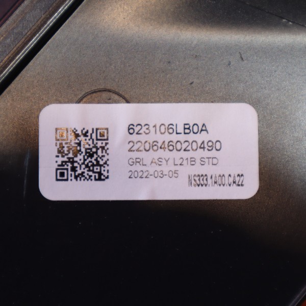 NISSAN SENTRA GRILLE 2020 2021 2022 62310-6LB0A SEDAN OEM