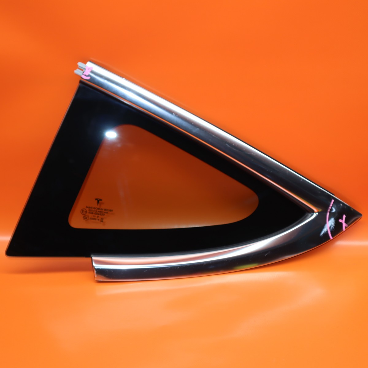 TESLA MODEL 3 QUARTER GLASS LEFT REAR 2017 2018 2019 2020 2021 2022 ...