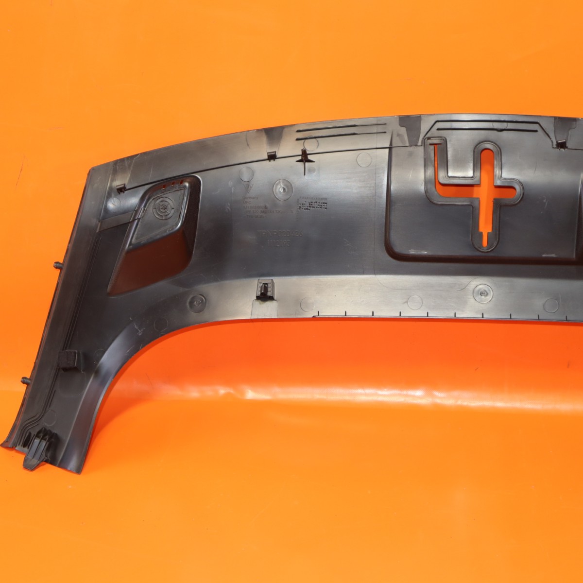 PORSCHE TAYCAN ENGINE COVER HOOD LOCK CARRIER 2019 2020 2021 9J1 863 082 B