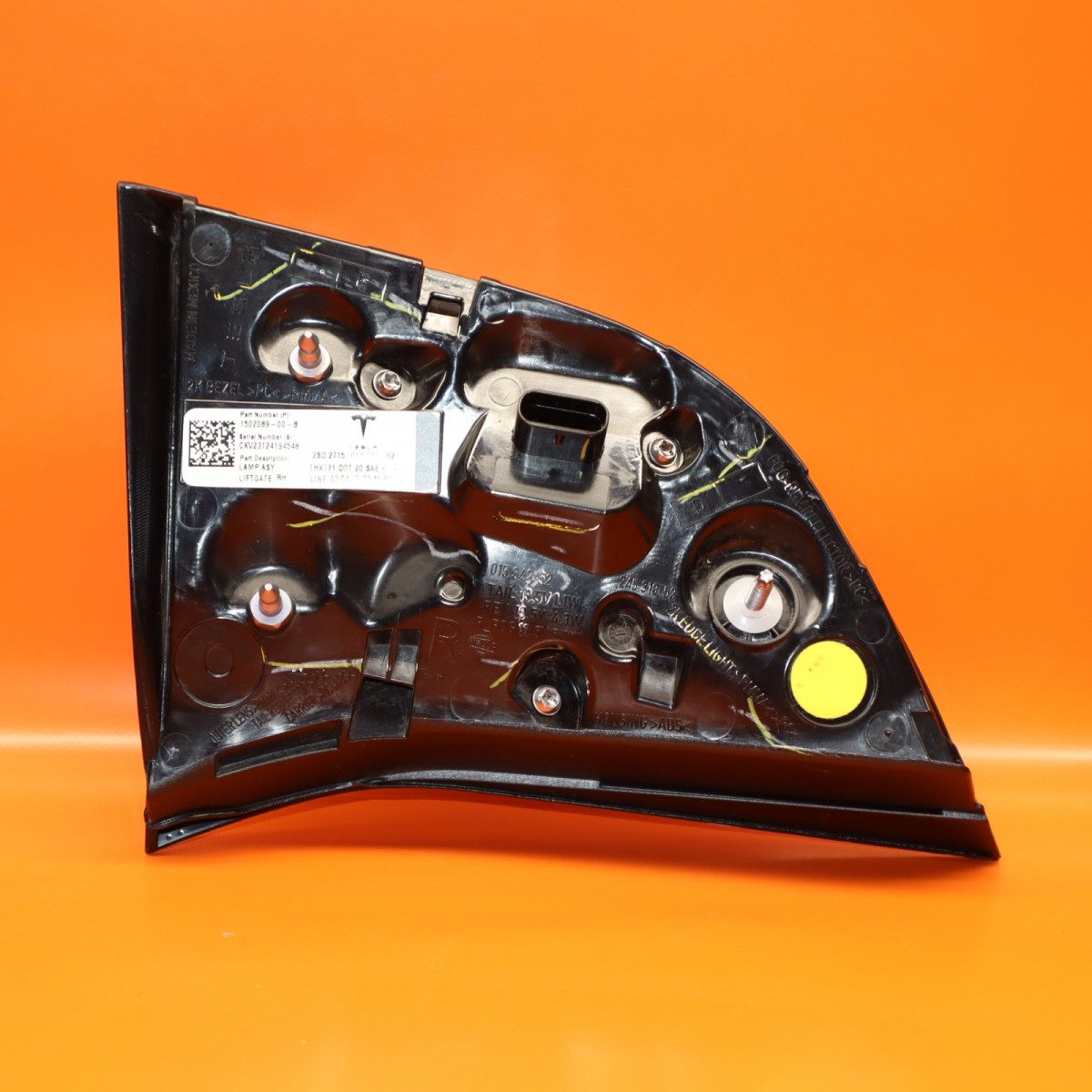 TESLA MODEL Y TAIL LIGHT TRUNK RIGHT PASSENGER 2020 2021 2022 2023 ...