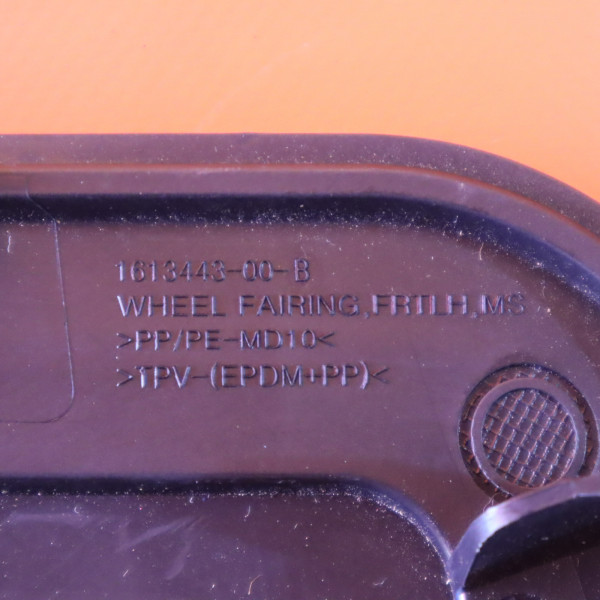 TESLA MODEL S PLAID WHEEL FAIRING LEFT FRONT 2021 2022 2023 1613443-00 ...