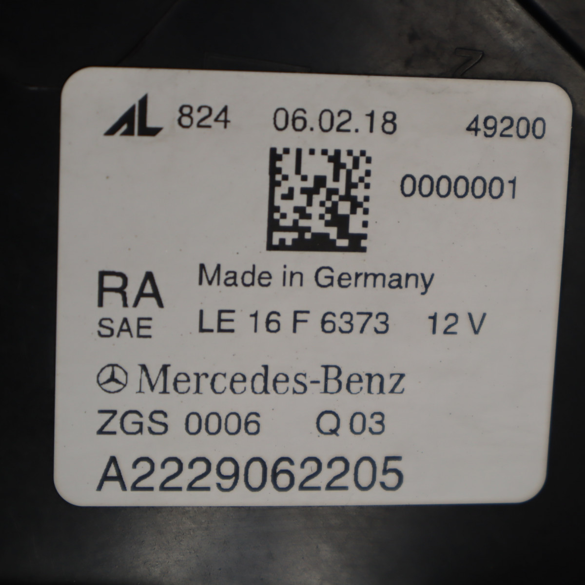 MERCEDES S560 HEADLIGHT RIGHT PASSENGER 2018 2019 2020 S63 LED ...