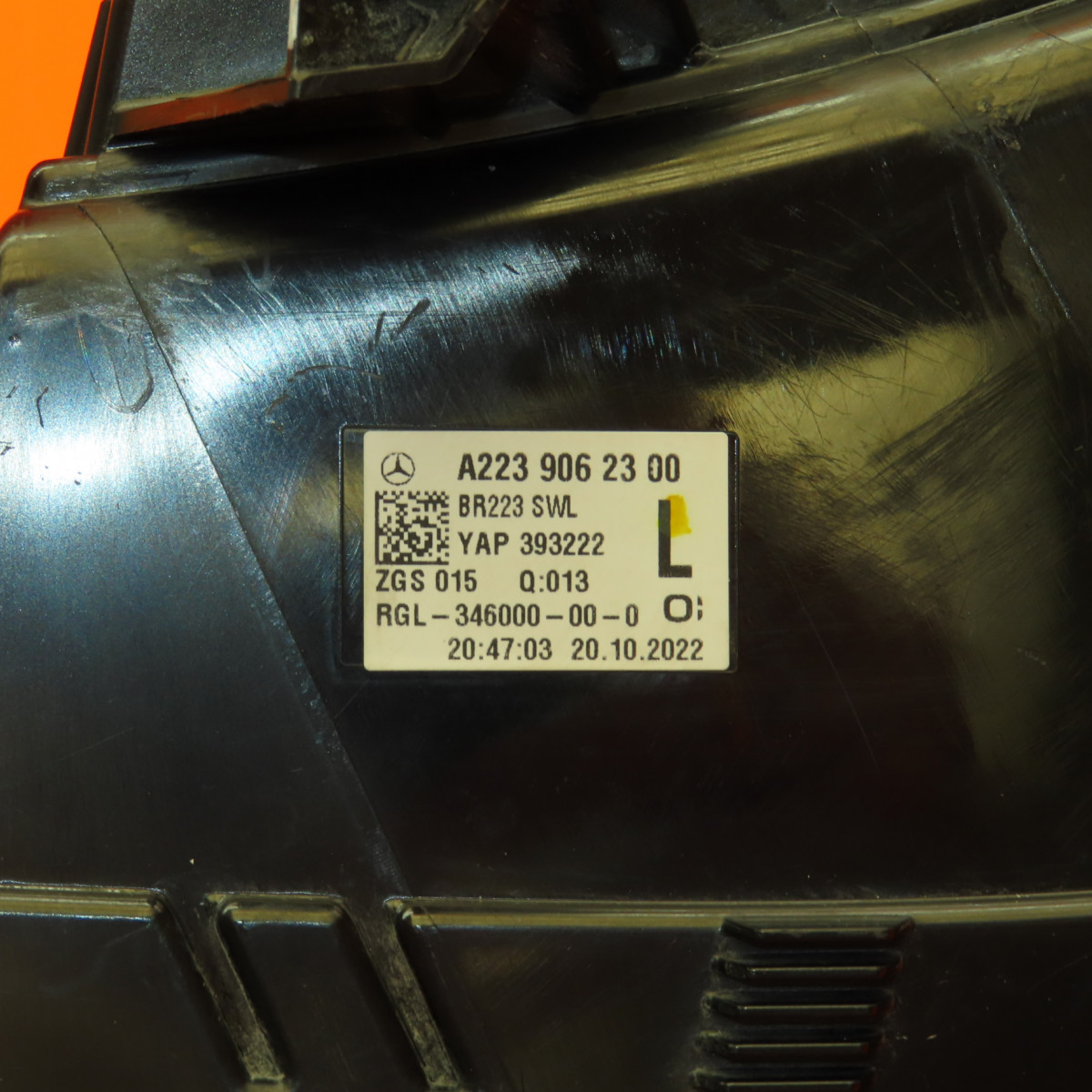 MERCEDES S580 S550 TAIL LIGHT LEFT DRIVER 2021 2022 2023 A2239062300 ...