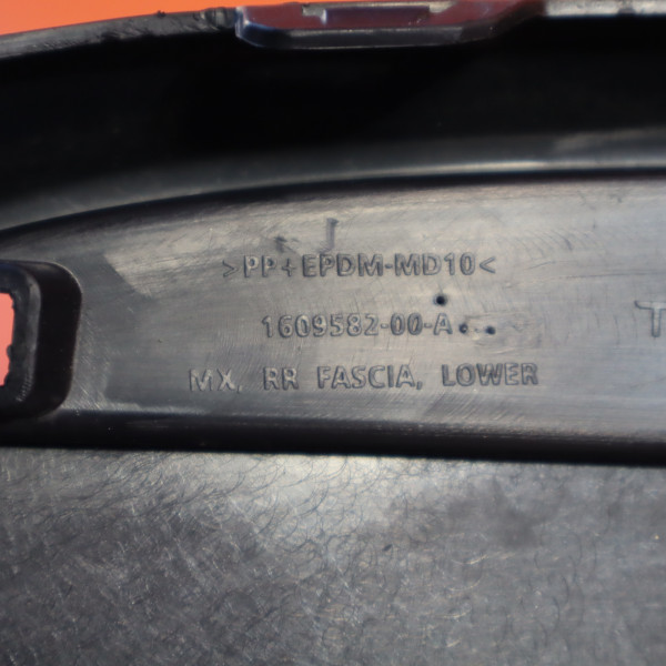 TESLA MODEL X REAR BUMPER VALANCE LOWER TEXTURE 2022 2023 PLAID 1609582 ...