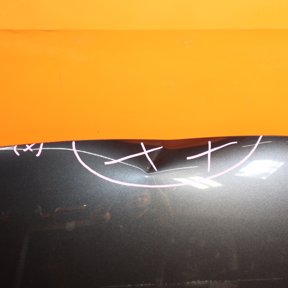 TESLA MODEL X HOOD 2021 2022 2023 2024 1570486-E0-A PLAID OEM DAMAGED